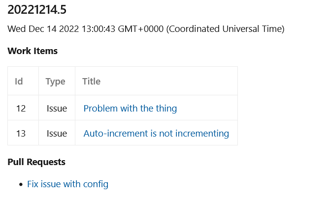Automating release notes in Azure DevOps