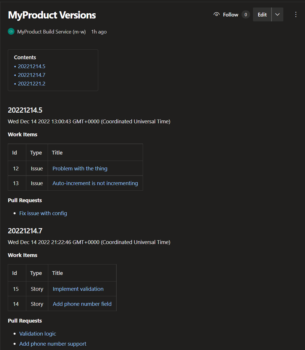 Automating Release Notes In Azure Devops